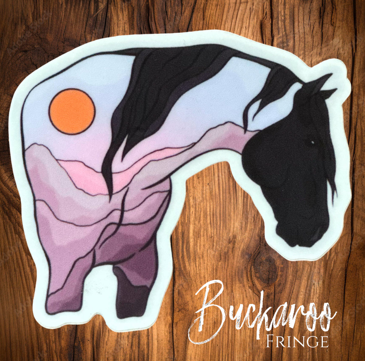 Horse Sticker – Buckaroo Fringe